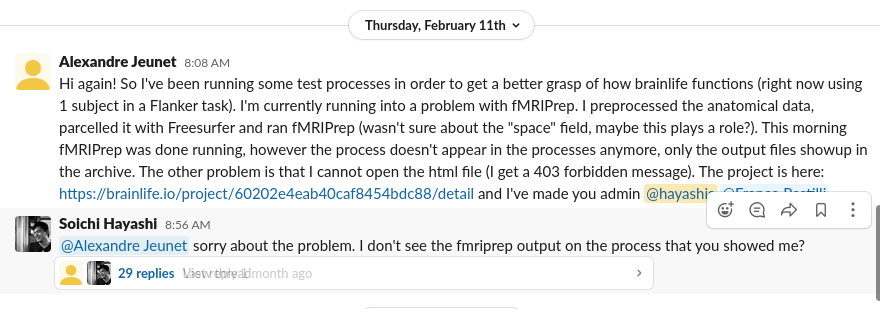 Failure - brainlife Documentation